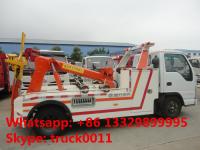 China new iSUZU 3tons road wrecker tow truck for sale, best price high quality ISUZU brand breakdown vehicle for sale for sale