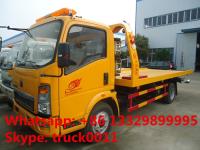 China China wrecker vehicle plarform road wrecker 4ton Sino wrecker truck, car towing service truck vehicle recovery wrecker for sale