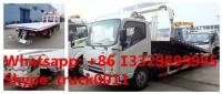 China China famous JAC brand flatbed towing vehicle for sale, JAC brand 4*2 LHD car towing services platform wrecker vehicle for sale