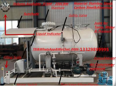 China 2.5tons lpg skid system refilling station for sale, best price 1300gallon skid system propane gas filling plant for sale for sale