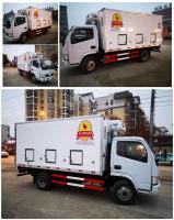 China 6-Wheeled Day-old Baby Chick Transported Truck smaller diesel engine poultry chicks van vehicle for sale for sale