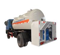 China Factory Direct Sale 15KL LPG Gas Filling Truck for Propane Cylinders for sale