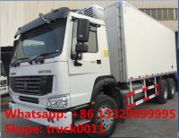 China SINO TRUK HOWO 25tons refrigerated truck with THERMO King refeer for sale, best price HOWO 336hp cold room truck for sal for sale