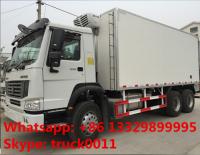 China SINO TRUK HOWO 25tons refrigerated truck with THERMO King refeer for sale, best price HOWO 336hp cold room truck for sal for sale