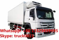 China SINO TRUK HOWO 25tons refrigerated truck with THERMO King refeer for sale, best price HOWO 336hp cold room truck for sal for sale
