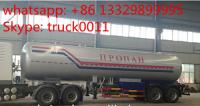 China BPW 2 axles road transported propane gas storage tank for sale, high quality and best price lpg gas trailer for sale for sale