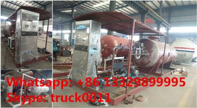 China 2021s new design skid lpg plant with automatic lpg dispenser for sale, 5tons skid system lpg with lpg filling machine for sale