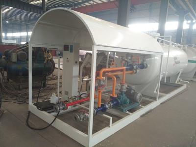 China LPG Discharging Pump With Motor 2T-50Tons Refueling Station skid-mounted gas cylinders refueling station new for sale
