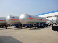 China 20T-30T LPG Gas Tanker Semi Trailers 60000Liters For Sale competitive price propane gas tanekr semitrailer for sale