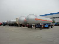 China 20T-30T LPG Gas Tanker Semi Trailers 60000Liters For Sale competitive price propane gas tanekr semitrailer for sale