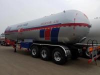 China Factory Direct Sale Price LPG Gas Transported Tanker with Outriggers  20T lpg gas refilling trailer for sale for sale