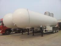 China Factory Direct Sale Price LPG Gas Transported Tanker with Outriggers  20T lpg gas refilling trailer for sale for sale