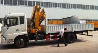 China Diesel Powered Variable Speed Truck Mounted Crane 4T 5T 6.3T knuckle crane boom lorry vehicle for sale