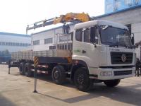 China Diesel Powered Variable Speed Truck Mounted Crane 4T 5T 6.3T knuckle crane boom lorry vehicle for sale