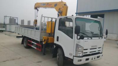 China Variable Capacity Truck Mounted Crane isuzu 4T 5T telescopic crane boom lorry vehicle for sale for sale