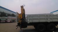 China heavy duty 8T 10T 12T knuckle crane boom lorry truck 10 tyres truck with crane price for sale