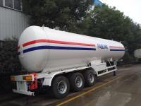 China 20T-30T Mobile LPG Gas Storage Tanker with JOKE Outriggers Customized Company Logo for sale