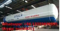 China hot sale 3 axles 58cbm propane LPG tank semitrailers, 58,000L BPW/FUWA axles cooling gas tank trailer for sale for sale