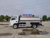 China good quality foodgrade stainless steel Portable Water Truck 1-3 Compartments drinking water tanker for sale