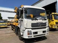 China Bigger Loading Capacity One Towing Two Flatbed Type Wrecker Tow Truck with Small Angle Of Flatbed To Ground for sale