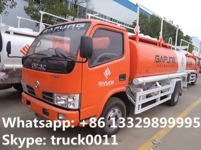 China hot sale! 2020s dongfeng 4*2 RHD 5M3 fuel dispensing truck, factory sale best price dongfeng 5m3 oil refueler truck for sale