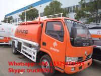 China hot sale! 2020s dongfeng 4*2 RHD 5M3 fuel dispensing truck, factory sale best price dongfeng 5m3 oil refueler truck for sale