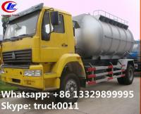 China HOT SALE! SINO TRUK HOWO brand 4*4 10m3 sewage suction trucks, factory sale best price HOWO 10m3 sludge tank truck for sale