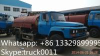 China hot sale best price dongfeng140 long head sewage suction truck, dongfeng 4*2 5cbm vacuum sludge tank truck for sale for sale