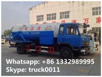 China Dongfeng  153 4*2 LHD 8M3 Sewage Suction with Cleaning Truck, HOT SALE! best price dongfeng vacuum sewer cleaning truck for sale