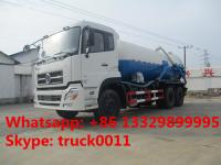 China dongfeng tianjin 4*2 LHD sewage suction truck for sale, Factory sale best price dongfeng 8m3 vacuum sludge tank truck for sale