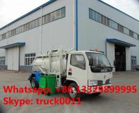 China hot sale best price dongfeng pick-up swill collector truck, high quality dongfeng 4*2 LHD/RHD kitchen wastes food truck for sale