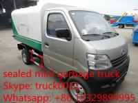 China hot sale Chang'an mini sealed garbage carrier,factory sale best price chang'an dump sealed wastes collecting vehicle for sale