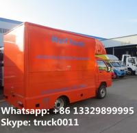 China 2020s new forland 4*2 RHD 39KW diesel mobile kitchen vending truck for sale, forland mobile food minivan for sale for sale