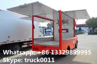 China 2020s new forland 4*2 RHD 39KW diesel mobile kitchen vending truck for sale, forland mobile food minivan for sale for sale