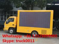 China hot sale new FORLAND 4*2 Mobile LED screen advertising vehicle, forland 50KW diesel mobile LED digital billboard truck for sale