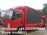 China HOWO light duty 4*2 LHD/RHD mobile digital billboard LED advertising vehicle,  SINO TRUK HOWO mobile LED billboard truck for sale