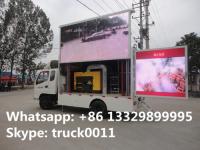 China HOWO light duty 4*2 LHD/RHD mobile digital billboard LED advertising vehicle,  SINO TRUK HOWO mobile LED billboard truck for sale