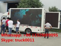 China DONGFENG 4*2 LHD LED outdoor advertising vehicle for sale, new dongfeng Mobile P4/P5/P6 LED billboard truck with stage for sale