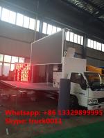 China DONGFENG 4*2 LHD LED outdoor advertising vehicle for sale, new dongfeng Mobile P4/P5/P6 LED billboard truck with stage for sale