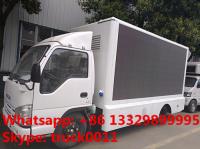 China ISUZU LHD mobile digital billboard LED advertising vehicle for sale, hot sale best price outdoor LED billboard truck for sale