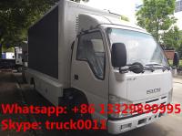China ISUZU LHD mobile digital billboard LED advertising vehicle for sale, hot sale best price outdoor LED billboard truck for sale