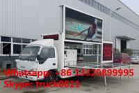 China ISUZU LHD mobile digital billboard LED advertising vehicle for sale, hot sale best price outdoor LED billboard truck for sale