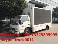 China Jmc LHD mobile digital billboard LED advertising vehicle for sale, hot sale high quality and best price JMC LED truck for sale