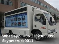 China HOT SALE JAC 4*2 LHD mobile digital billboard LED advertising vehicle,JAC brand mobile outdoor LED screen truck for sale