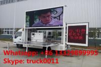 China HOT SALE JAC 4*2 LHD mobile digital billboard LED advertising vehicle,JAC brand mobile outdoor LED screen truck for sale