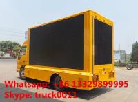 China HOT SALE JAC 4*2 LHD mobile digital billboard LED advertising vehicle,JAC brand mobile outdoor LED screen truck for sale