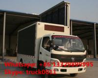 China FOTON AUMARK 4*2 LHD/RHD mobile digital billboard LED advertising vehicle for sale,HOT SALE! P6/P8 mobile LED truck for sale