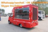 China best price Chang'an 4*2 mobile LED digital advertising truck for sale, Chang'an gasoline P4/P5/P6 LED screen box vehicle for sale