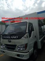 China Forland RHD mobile LED fullcolor outdoor advertising vehicle for sale, Forland 4*2 RHD mobile P6/P8 LED billboard truck for sale