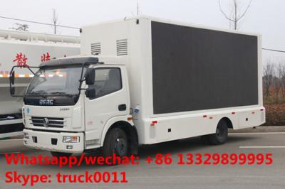 China DONGFENG duolika 4*2 LHD/RHD mobile billboard LED advertising vehicle for sale, hot sale dongfeng P6/P8 LED truck for sale